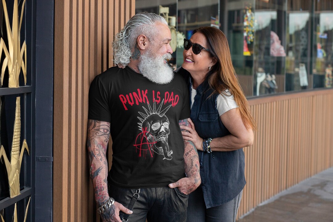 PUNK IS DAD Shirt, Funny Punk Rock T-shirt, Father's Day Gift, Music ...