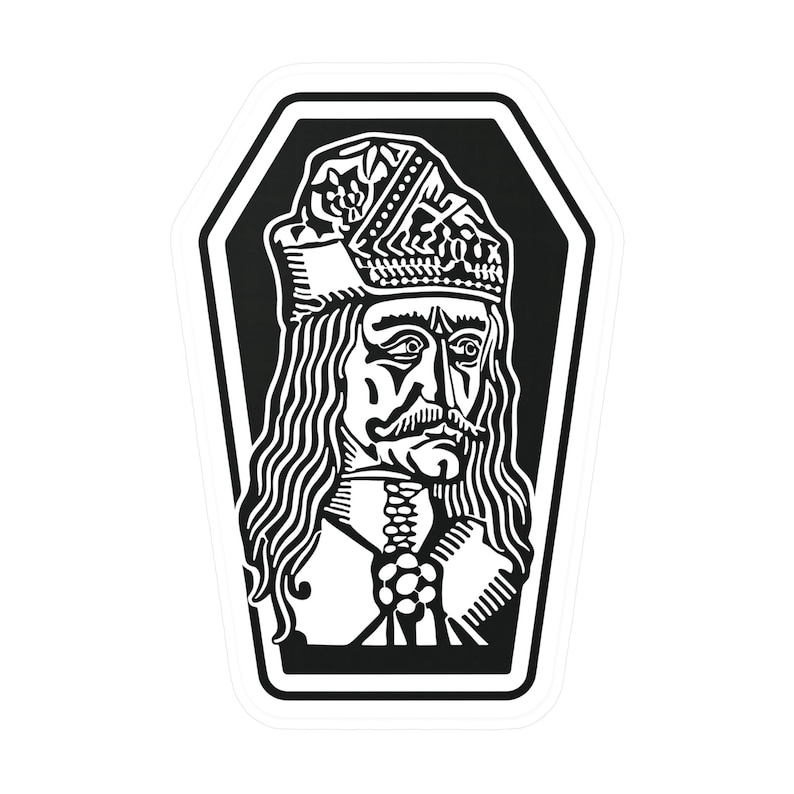 Dracula Vlad Tepes Goth Bat Decal • Vampire Sticker • Gothic Car Decal ...