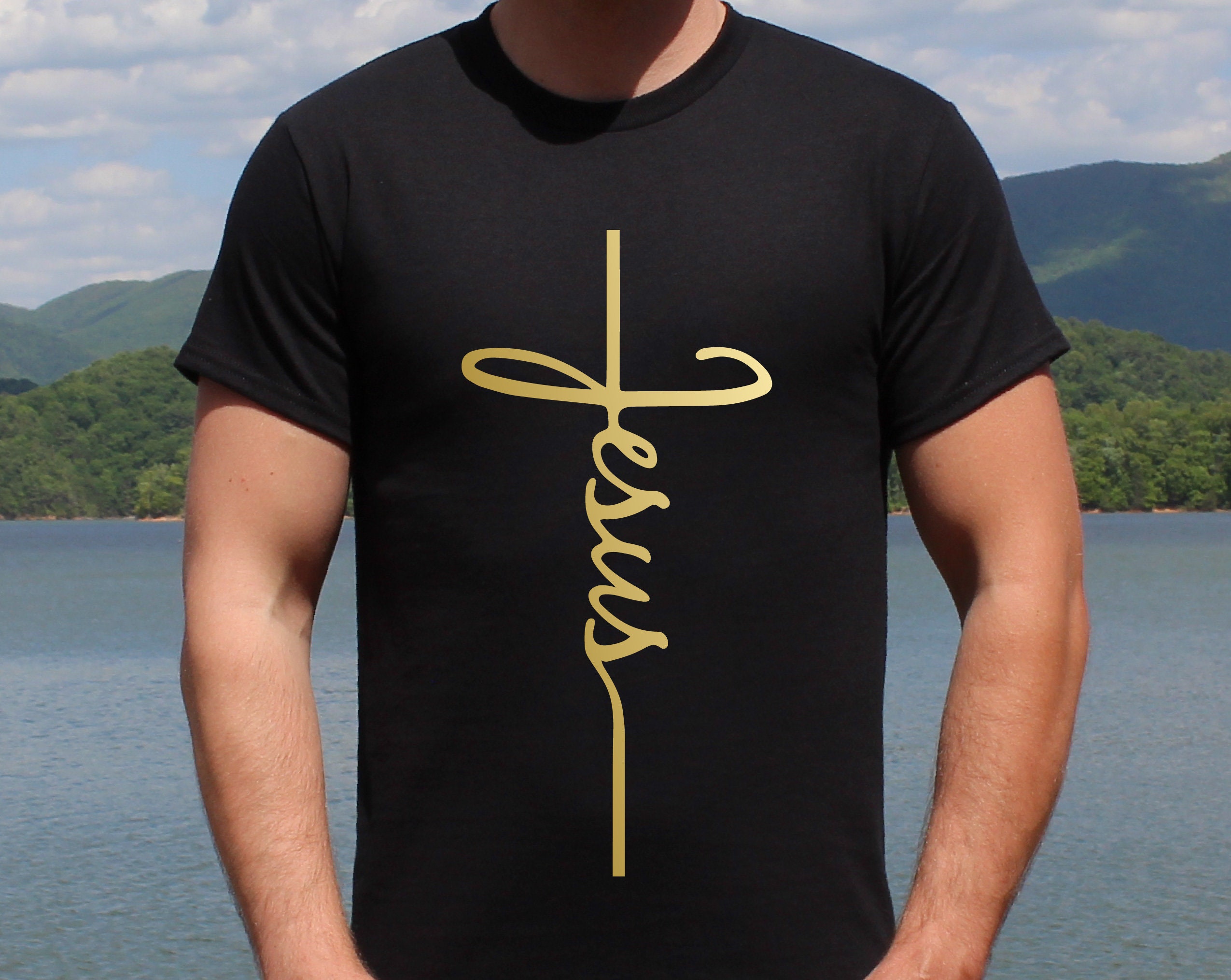 Jesus Cross Shirt Jesus Shirt Cross Shirt Religious Shirt - Etsy