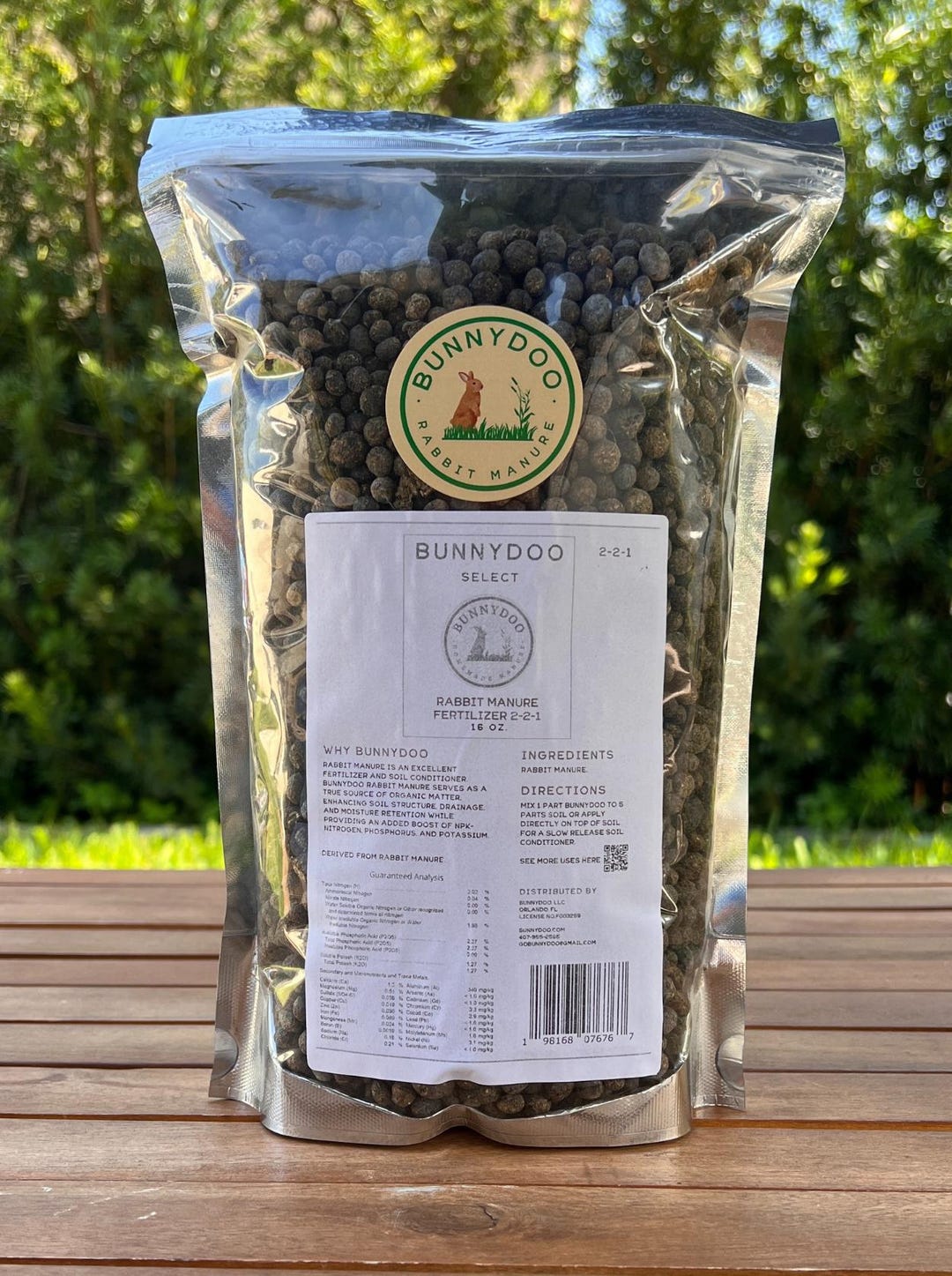 Bunnydoo SELECT - Rabbit Manure Fertilizer - High Quality, Organic - 1 ...