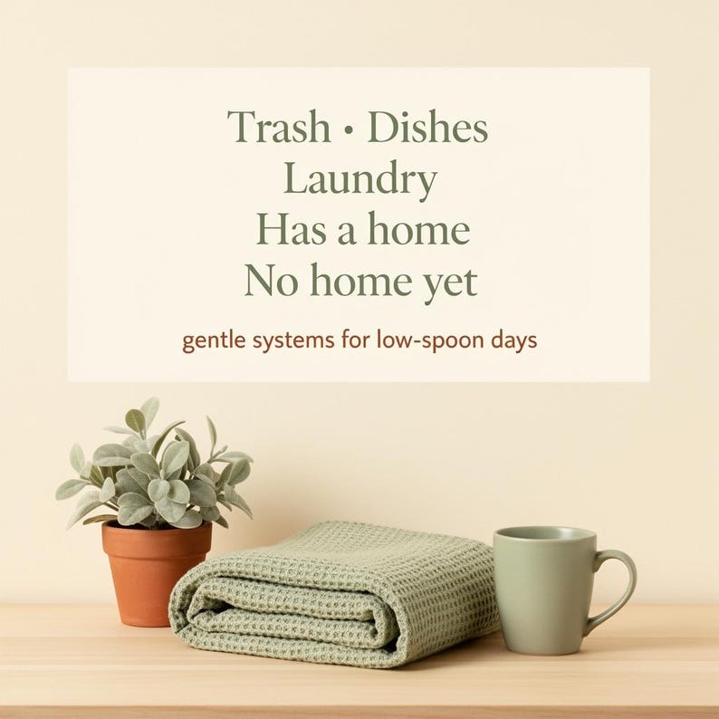 ADHD Cleaning Guide Printable, Shame-free Home Reset System for ...