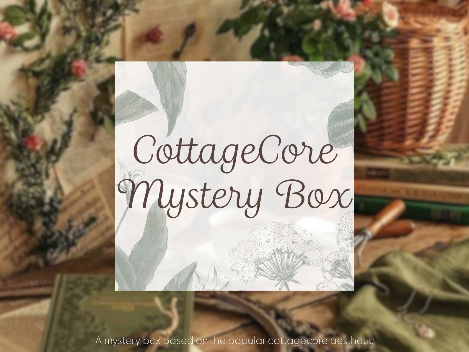 Cottage-core Mystery Box Aesthetic Room and Home Décor - Etsy