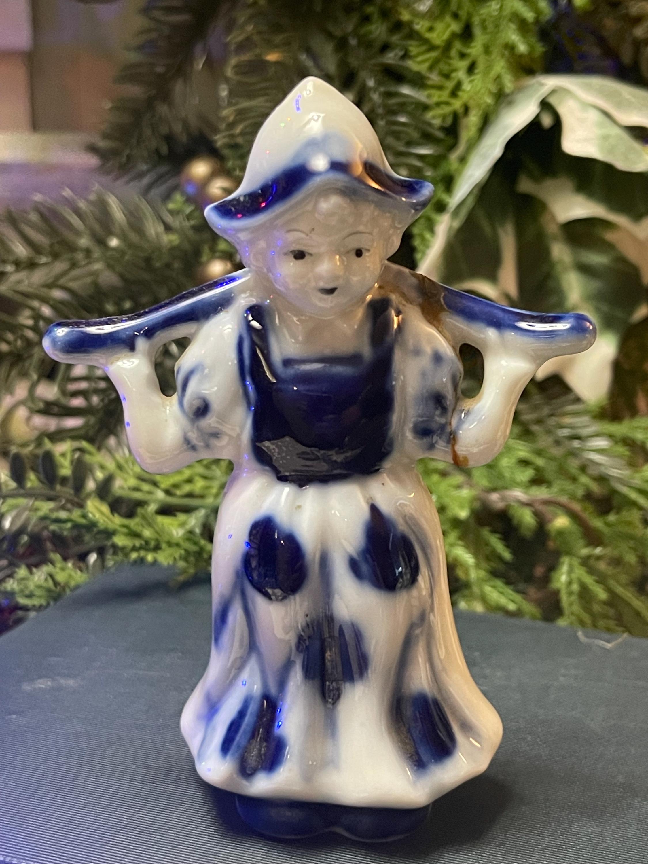 Vintage Delft Miniatures: Hand-painted Dutch Figurines & Trinkets - Etsy