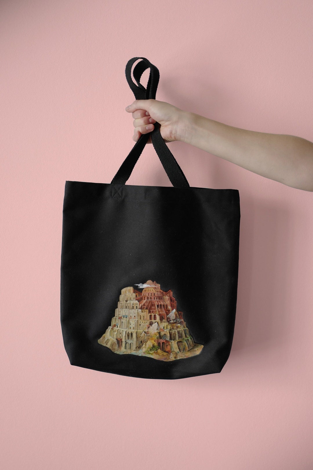 Tote Bag TOWER of BABEL - Etsy