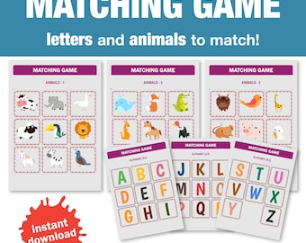 Flowers Memory Game Set for Kids | Download, Print and Play! - Etsy