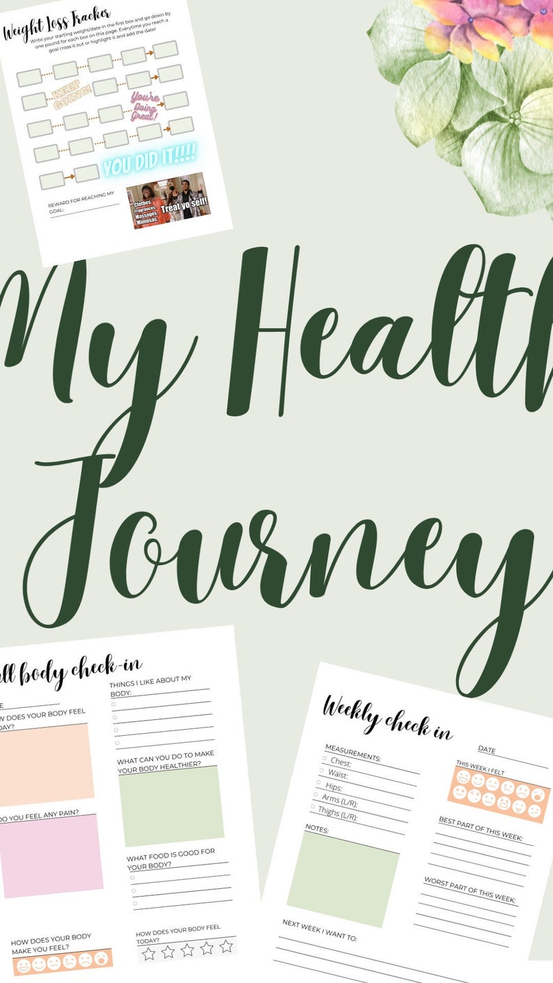 Health Journal Digital Journal, iPad Journal, Note Taker, Wellness ...