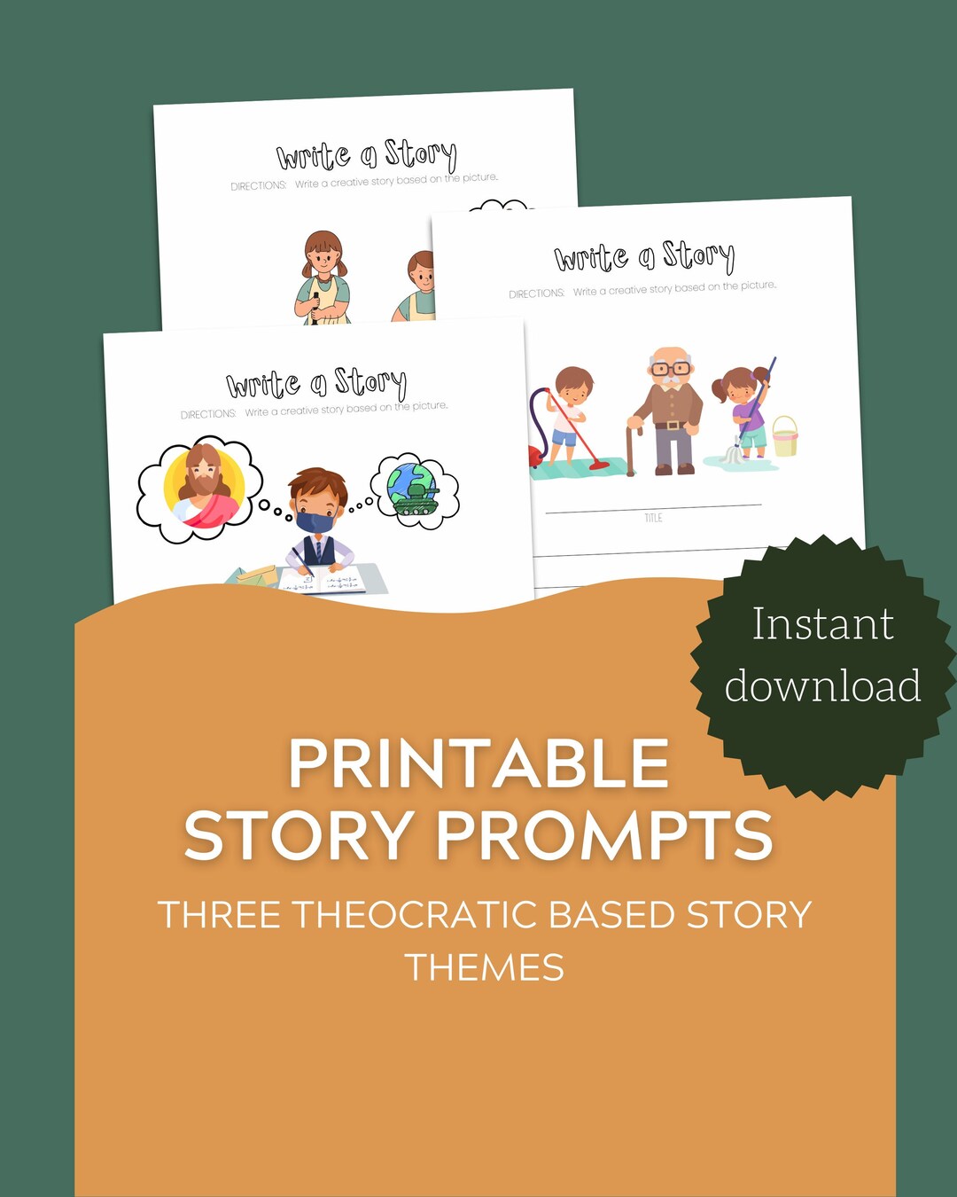JW Kids Activity, JW Workbook, JW Family Worship, Homeschool Story ...