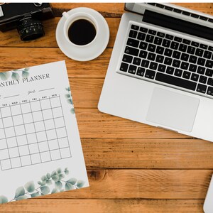 Eucalyptus 3 Page Digital Planner - Etsy