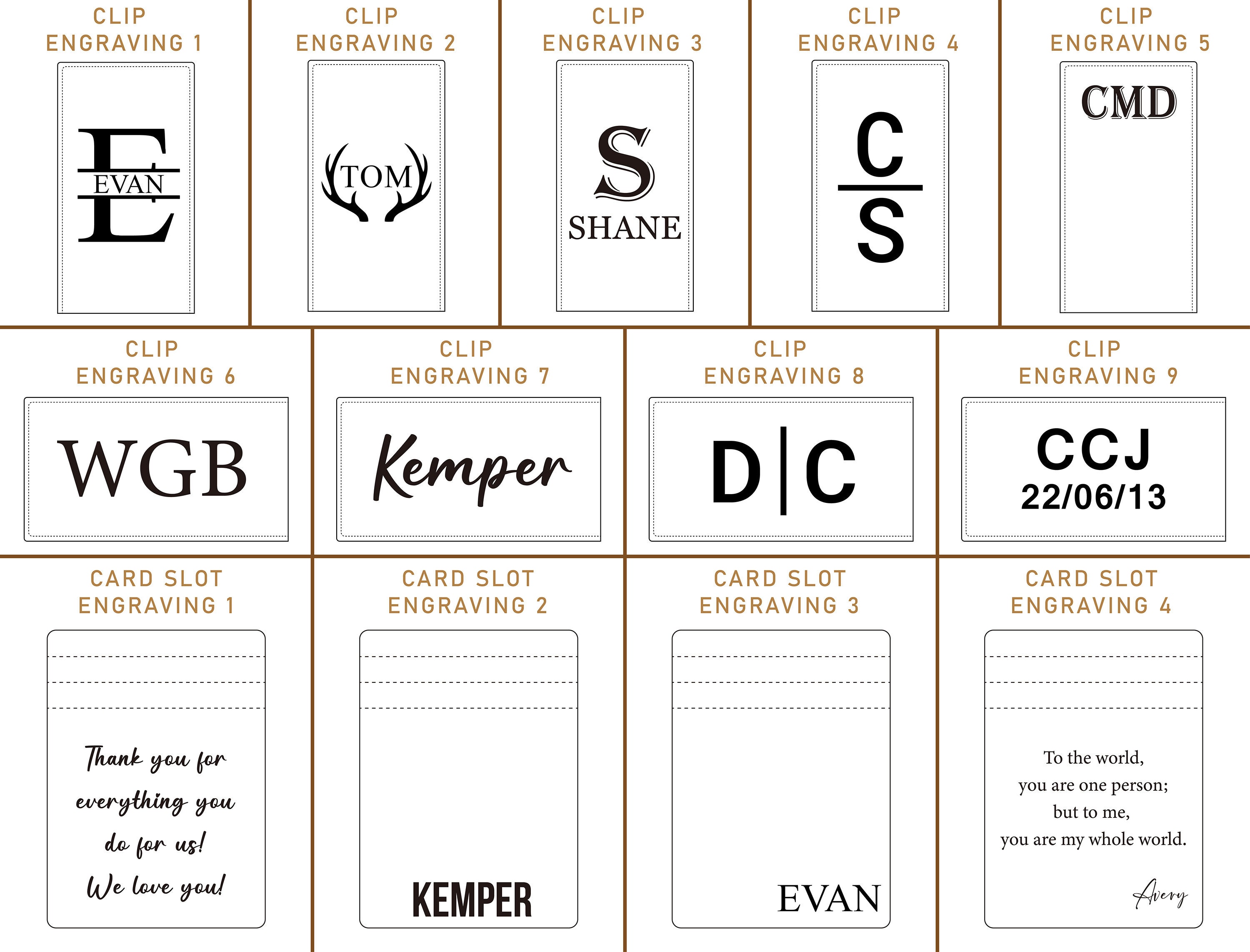 Personalized Money Clip, Groomsmen Money Clip, Custom Magnetic Money ...