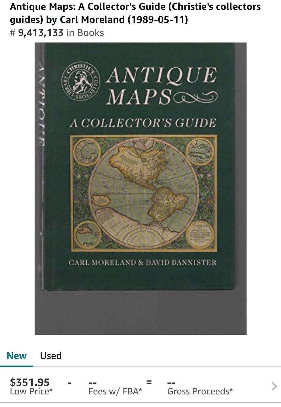 Antique Maps Christie's Collector's Guide Book FINAL PRICE - Etsy