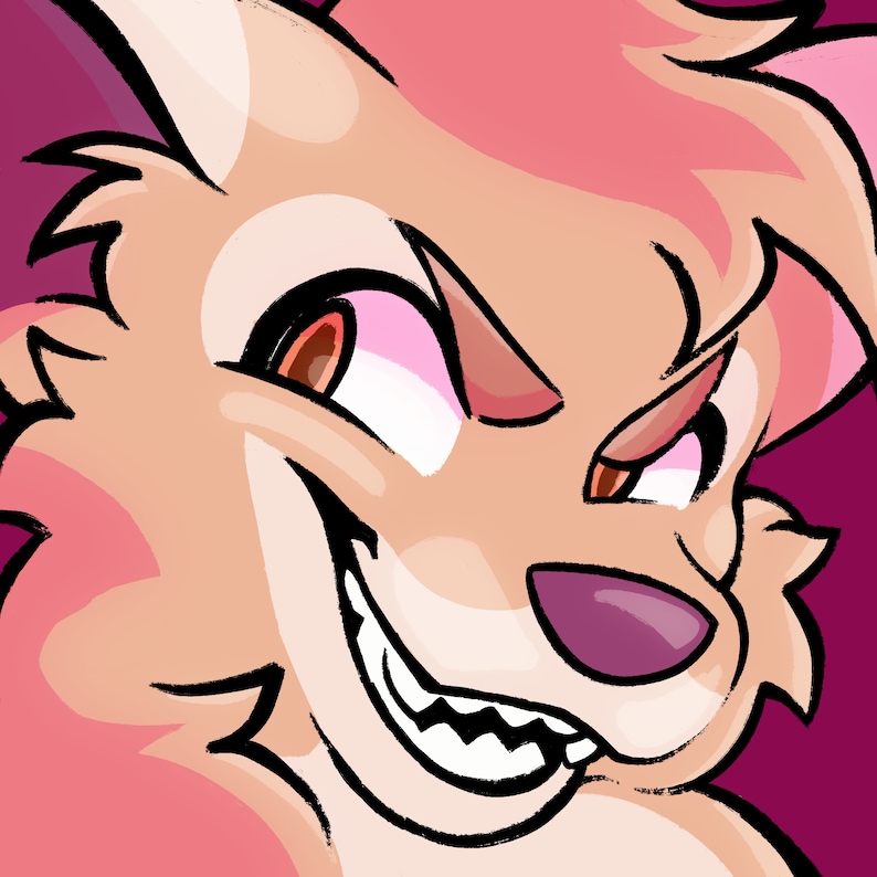 Toony Furry Icon Furry Art Commission Profile Picture READ - Etsy