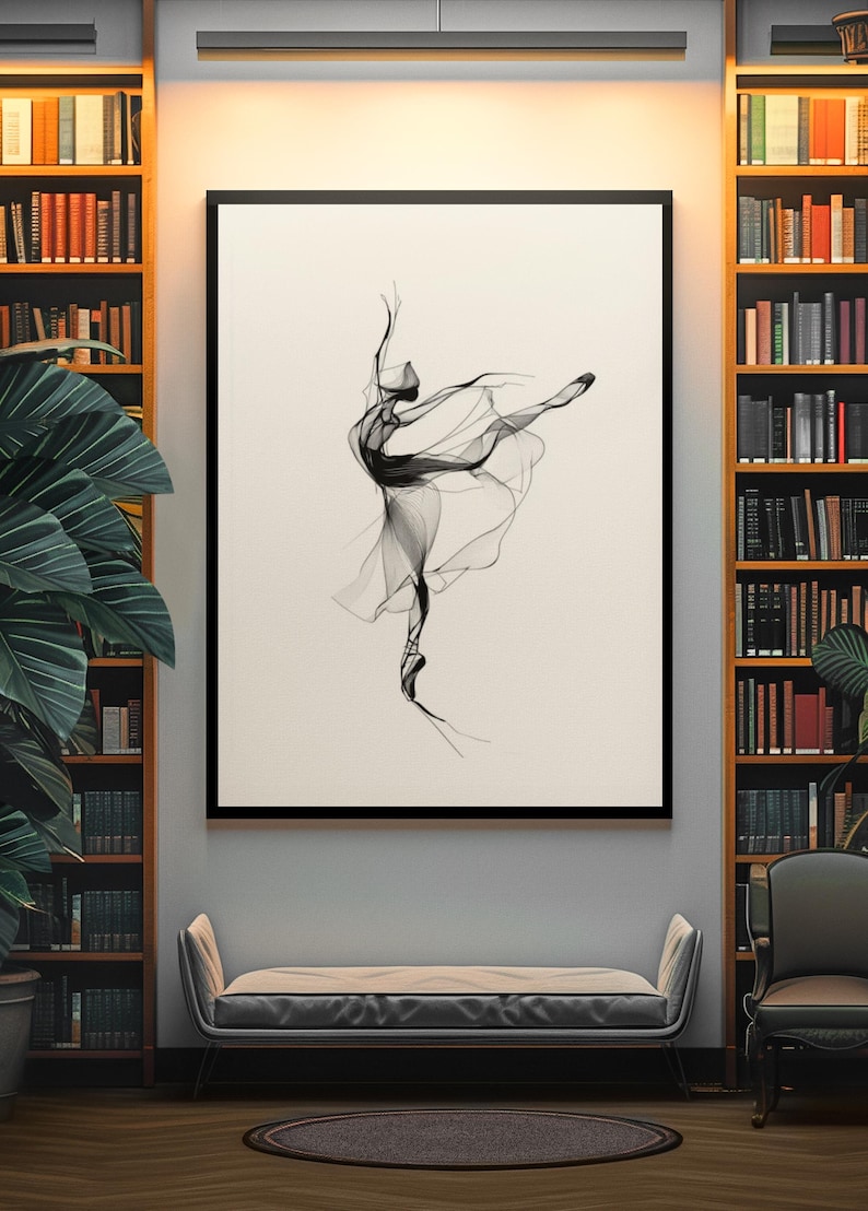 Ballerina Line Art Prints (set of 3) - Minimalist Ballet Drawing ...