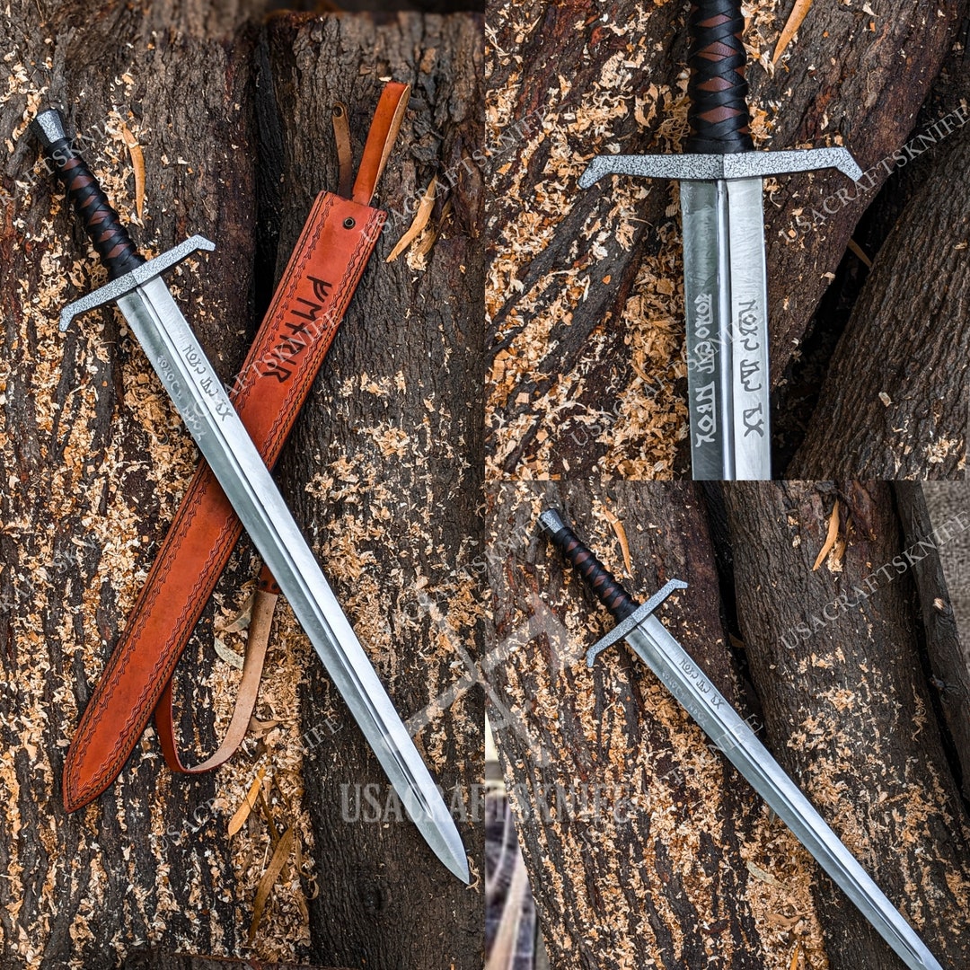 Handmade MEDIEVAL Swords, Excalibur King Arthur Sword, Hand Forged ...