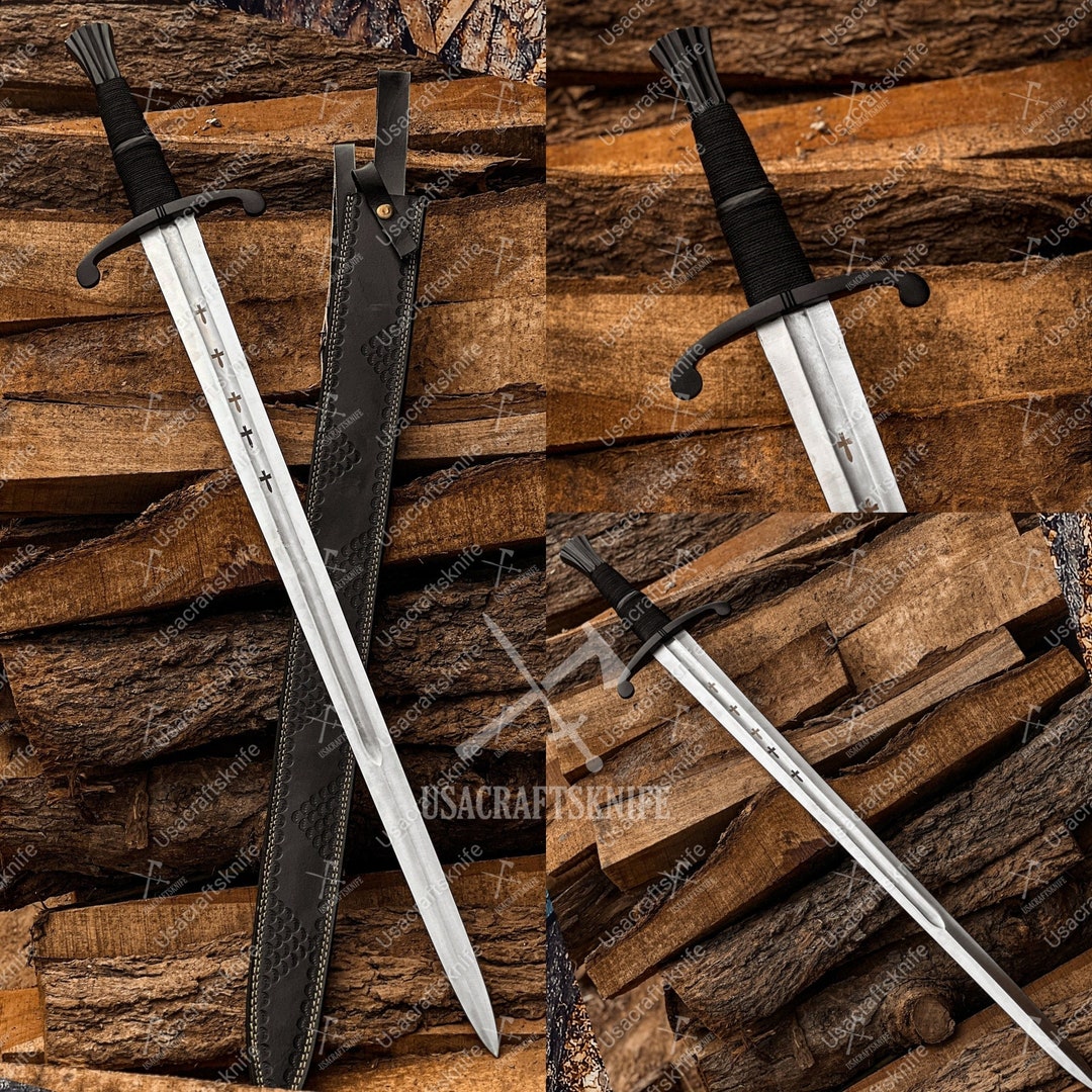 Handmade Joan of Arc's Holy Sword With Sheath, Medieval Sword ...