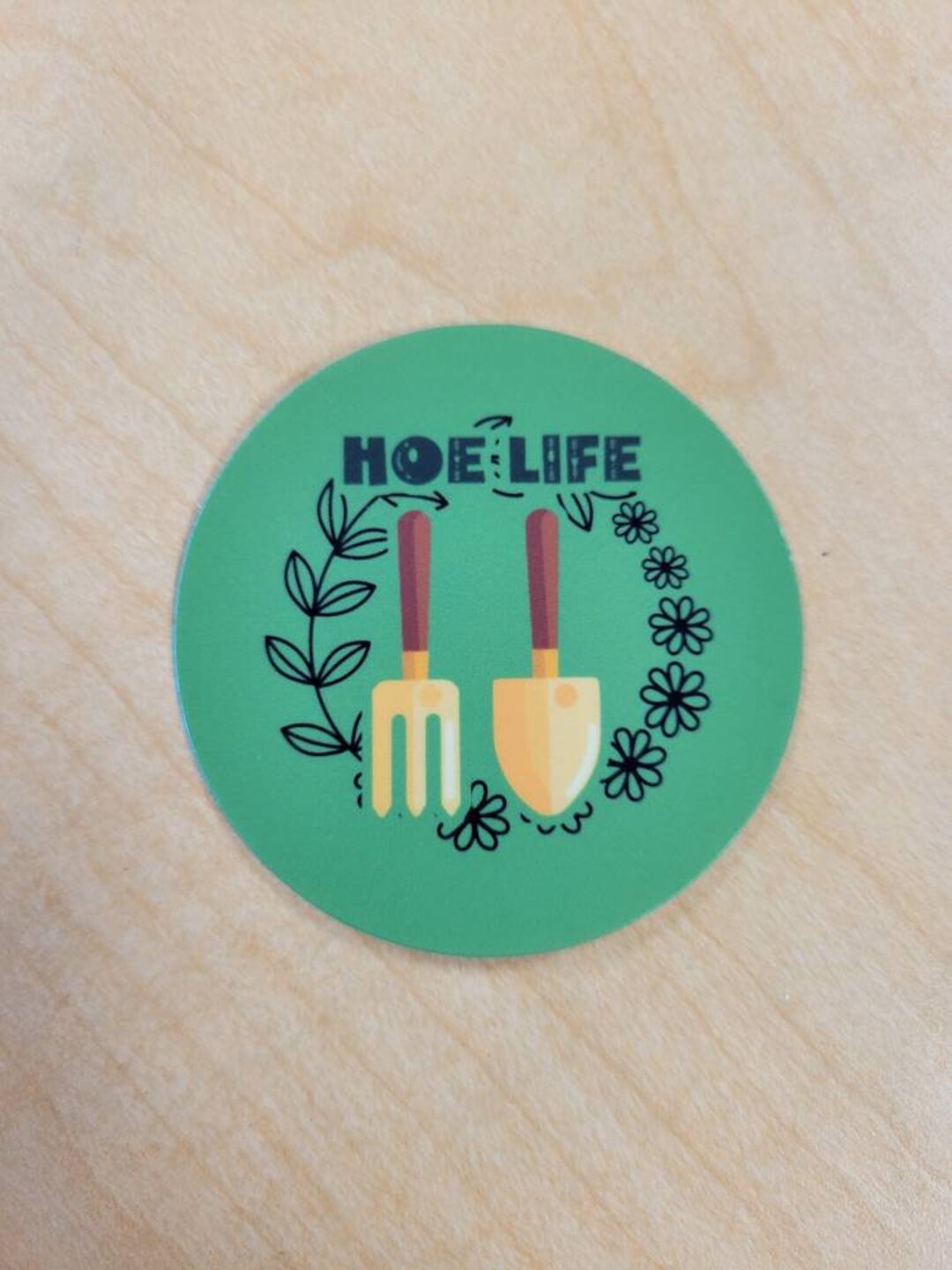 Hoe Life Gardening Vinyl Sticker - Etsy