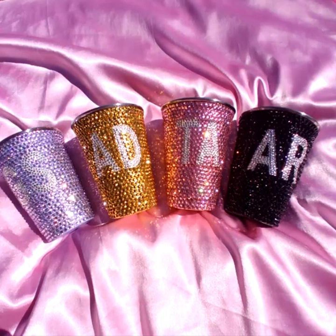 Rhinestone Bling 16oz Cup - Etsy