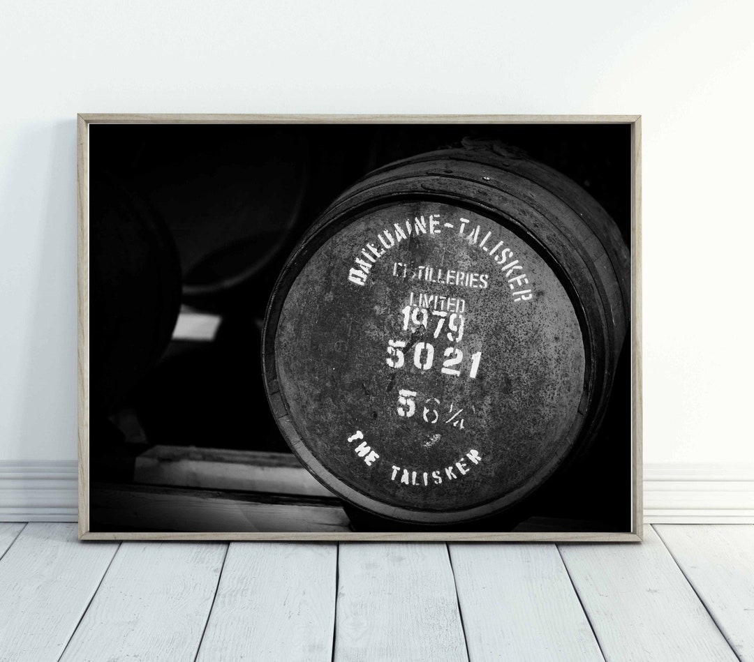 Scotland Whiskey Distillery Print Talisker Distillery Art Whiskey Lover ...