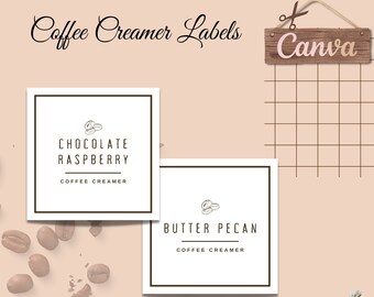 Pantry Labels Coffee Creamer - Etsy