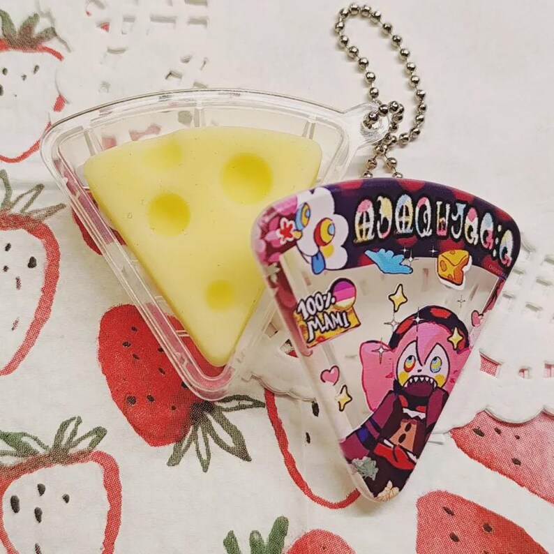 Charlotte Bebe Cheese Acrylic Keychain | PMMM Puella Magi Madoka Magica ...