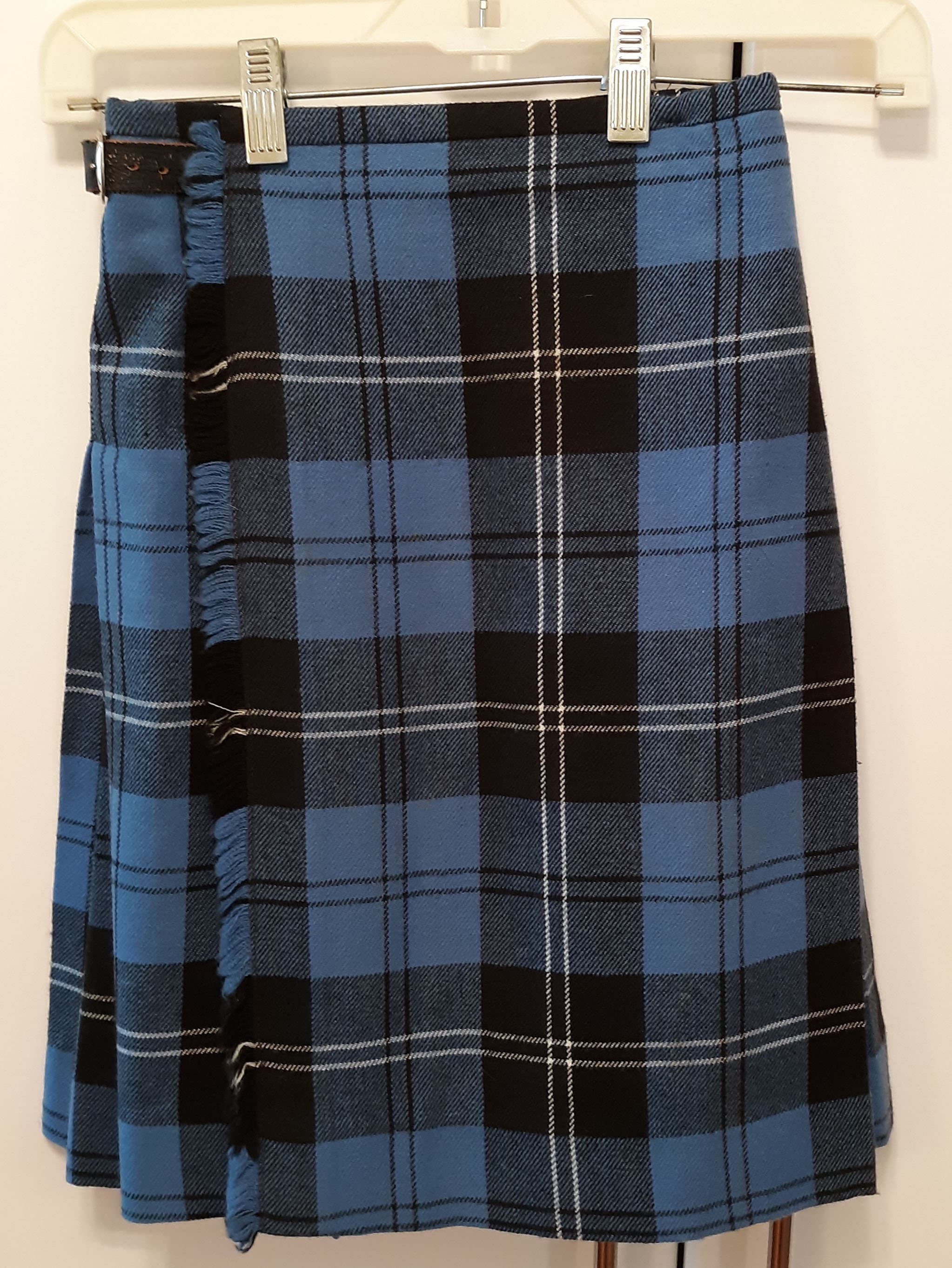 Vintage Strone House Tartan Weavers Scottish Kilt, Ramsey Blue Hunting ...
