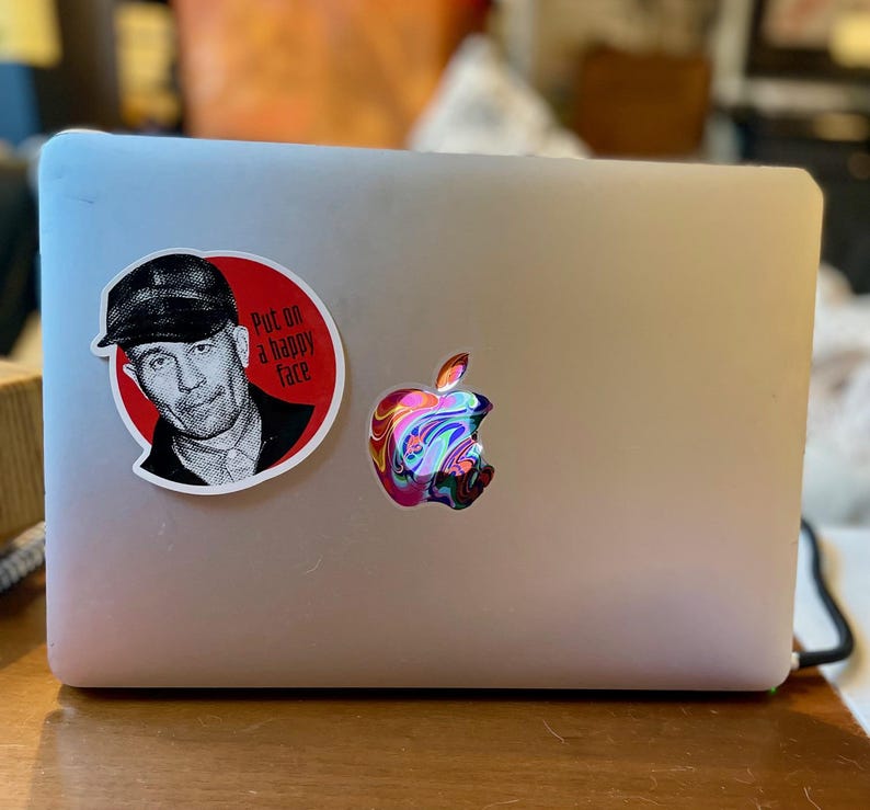 Ed Gein Sticker – “put on A Happy Face” – Stocking Stuffer - True Crime ...