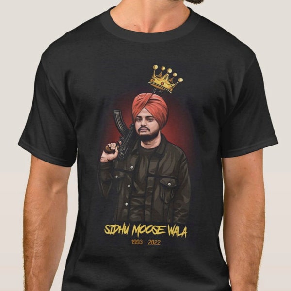 Buy Sidhu Moose Wala Shirts Online In India - Etsy India