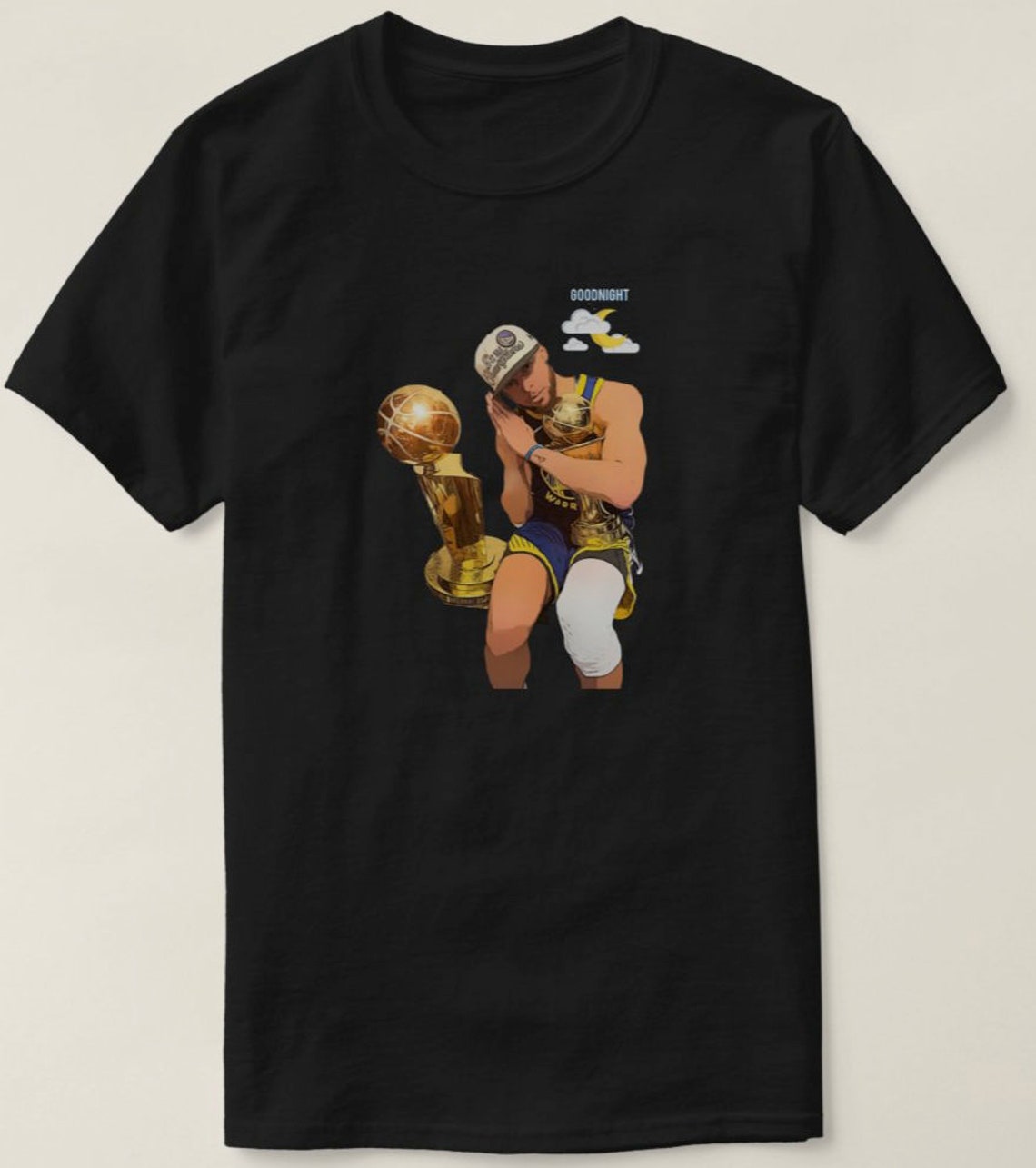 Steph Curry Goodnight Zzzzz EMOJI 2022 Golden State Warriors T-shirt ...