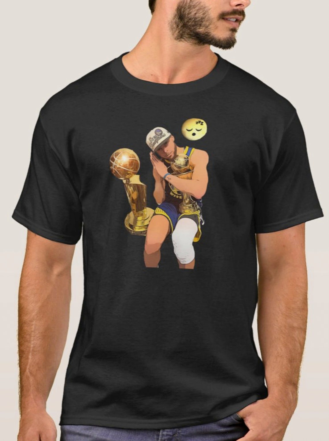 Steph Curry Goodnight Zzzzz EMOJI 2022 Golden State Warriors - Etsy ...