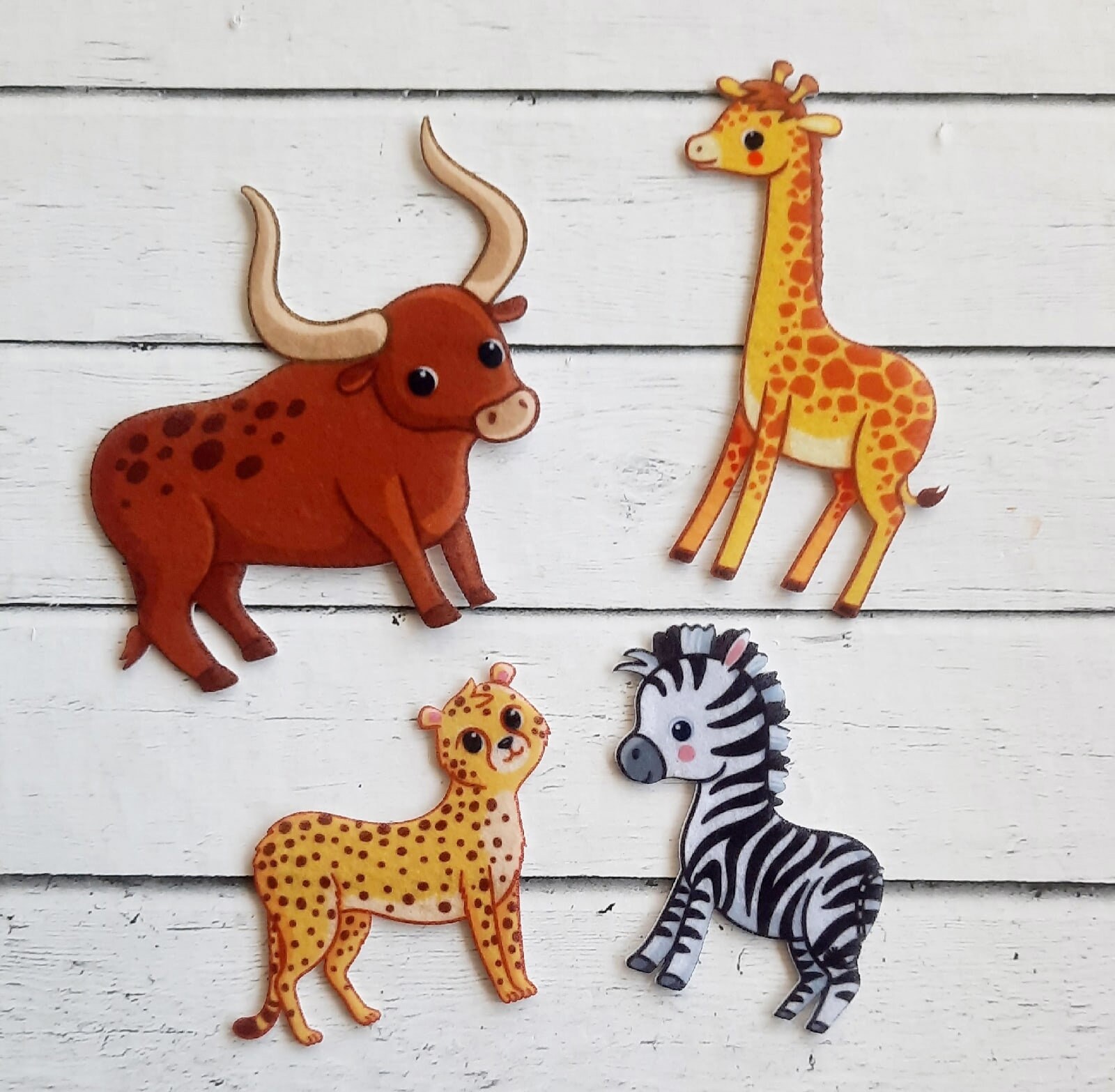 Developing Tablet, Set Animals of Africa,felt Board Story, Tactile Book ...