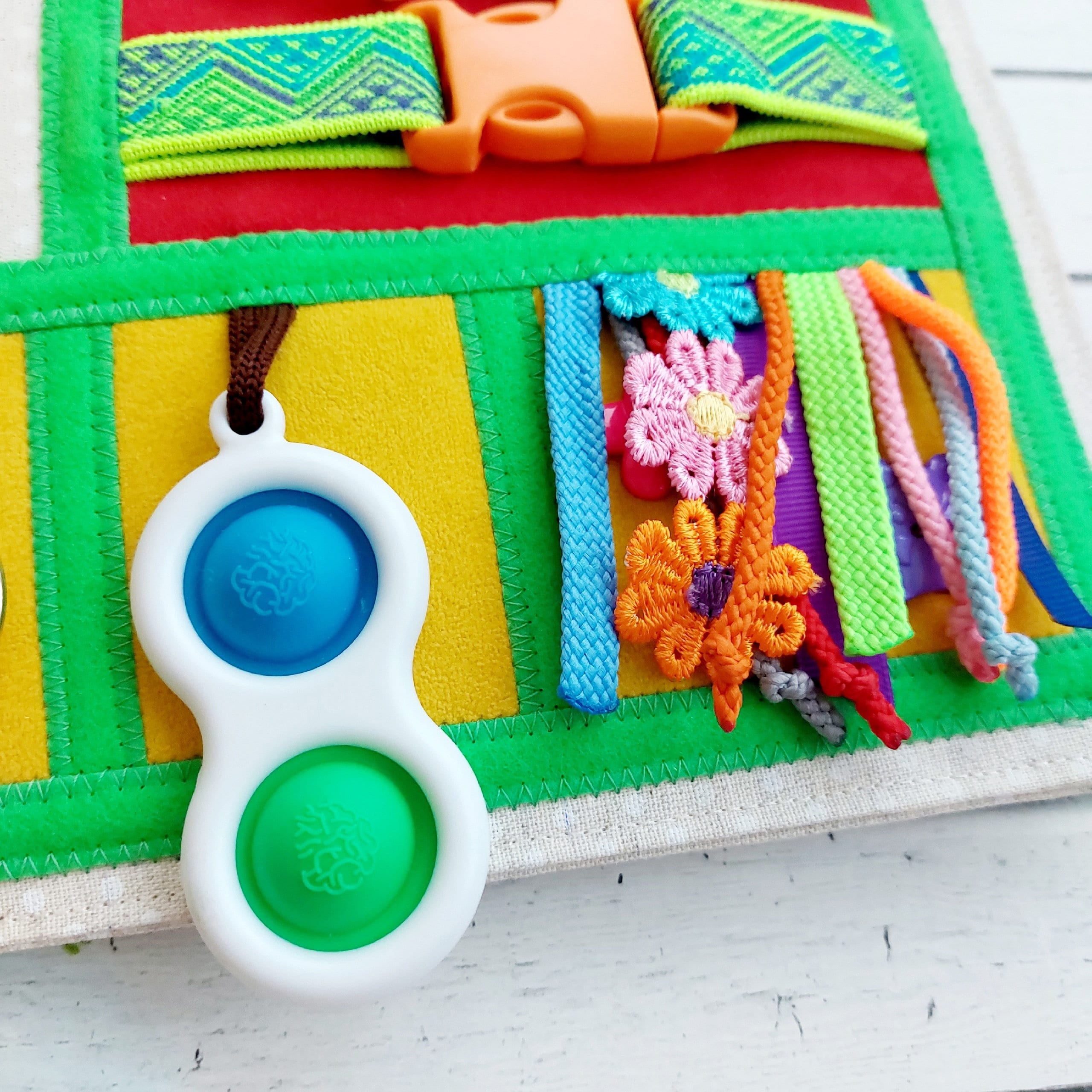 Sensory Busy Board Autism, Fidget Blanket Mat Dementia, Lap Blanket ...