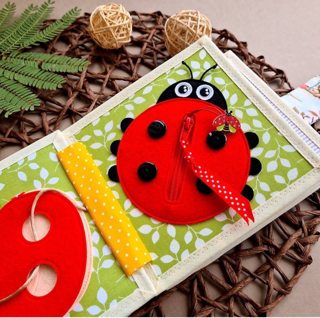 Quiet Book Pattern PDF, Ladybug and Her Baby Page Pattern PDF ...
