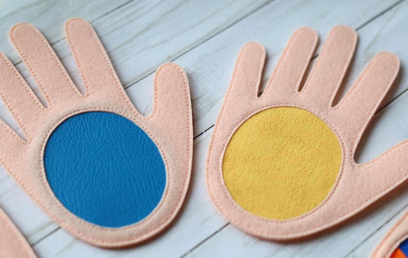 Set Tactile Touch Cards, Felt Toys for Small Children and People With ...
