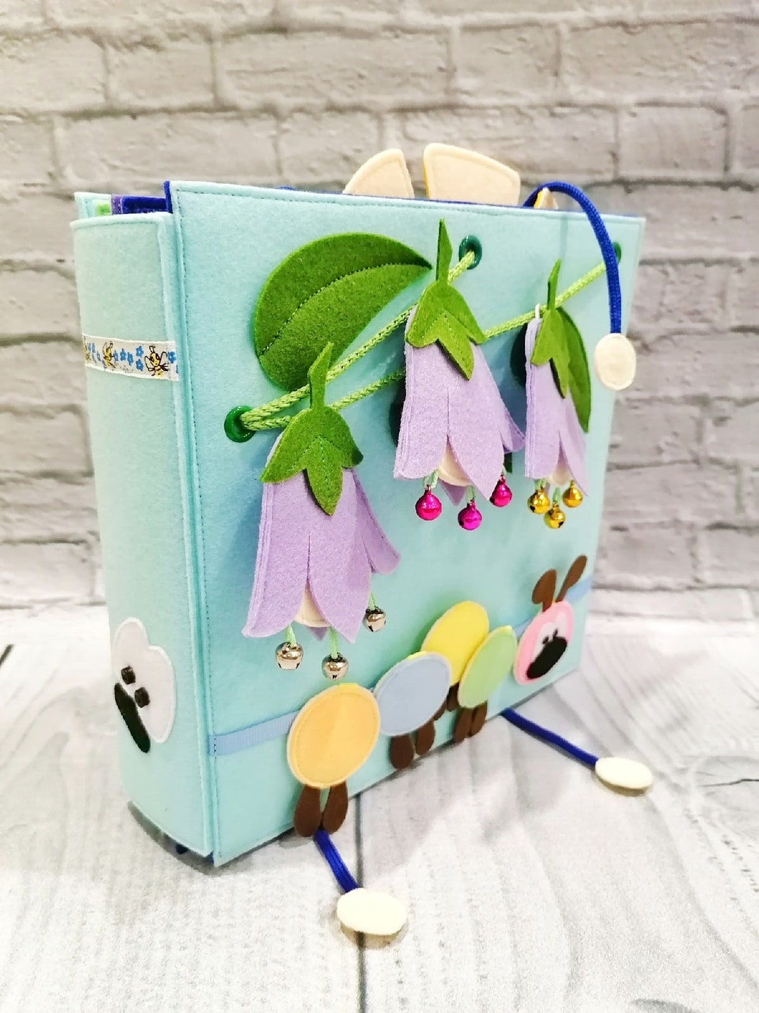 Montessori Toy, Children First Tactile Book ,cognitive Skills, Baby ...