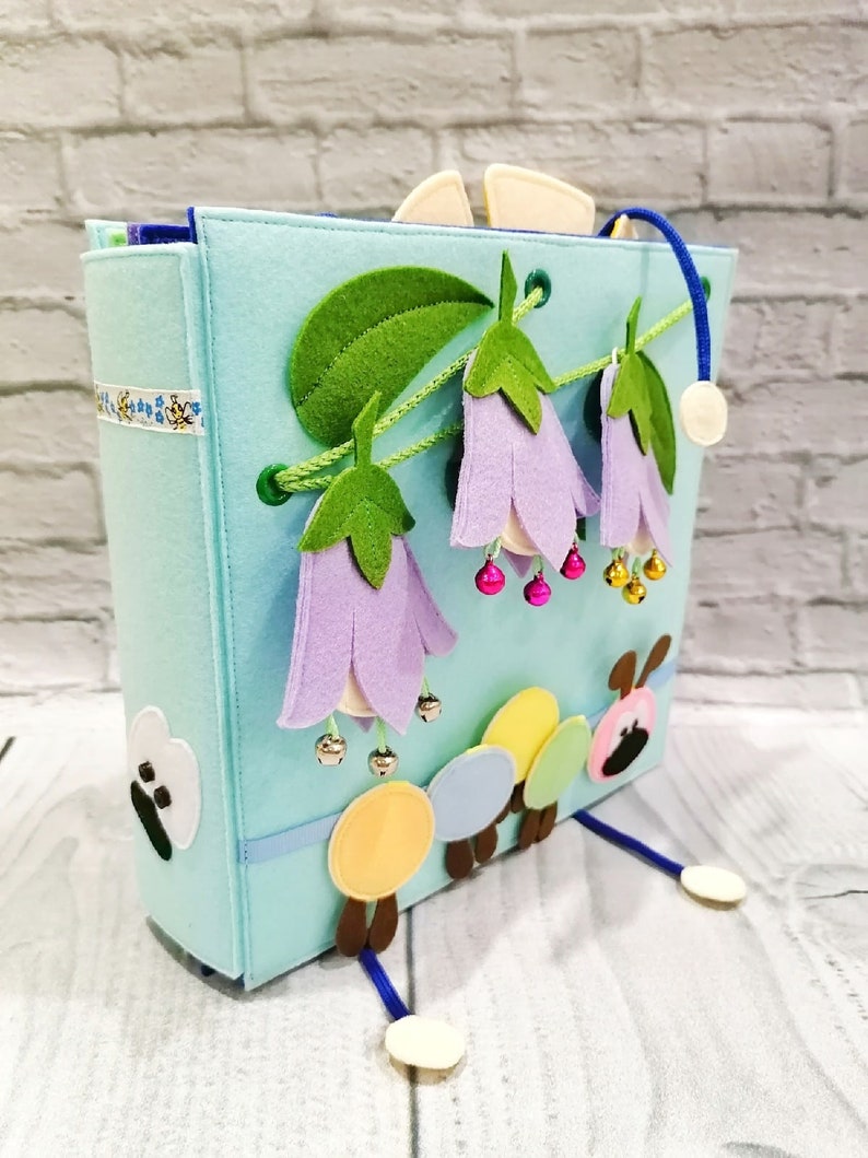 Montessori Toy, Children First Tactile Book ,cognitive Skills, Baby ...