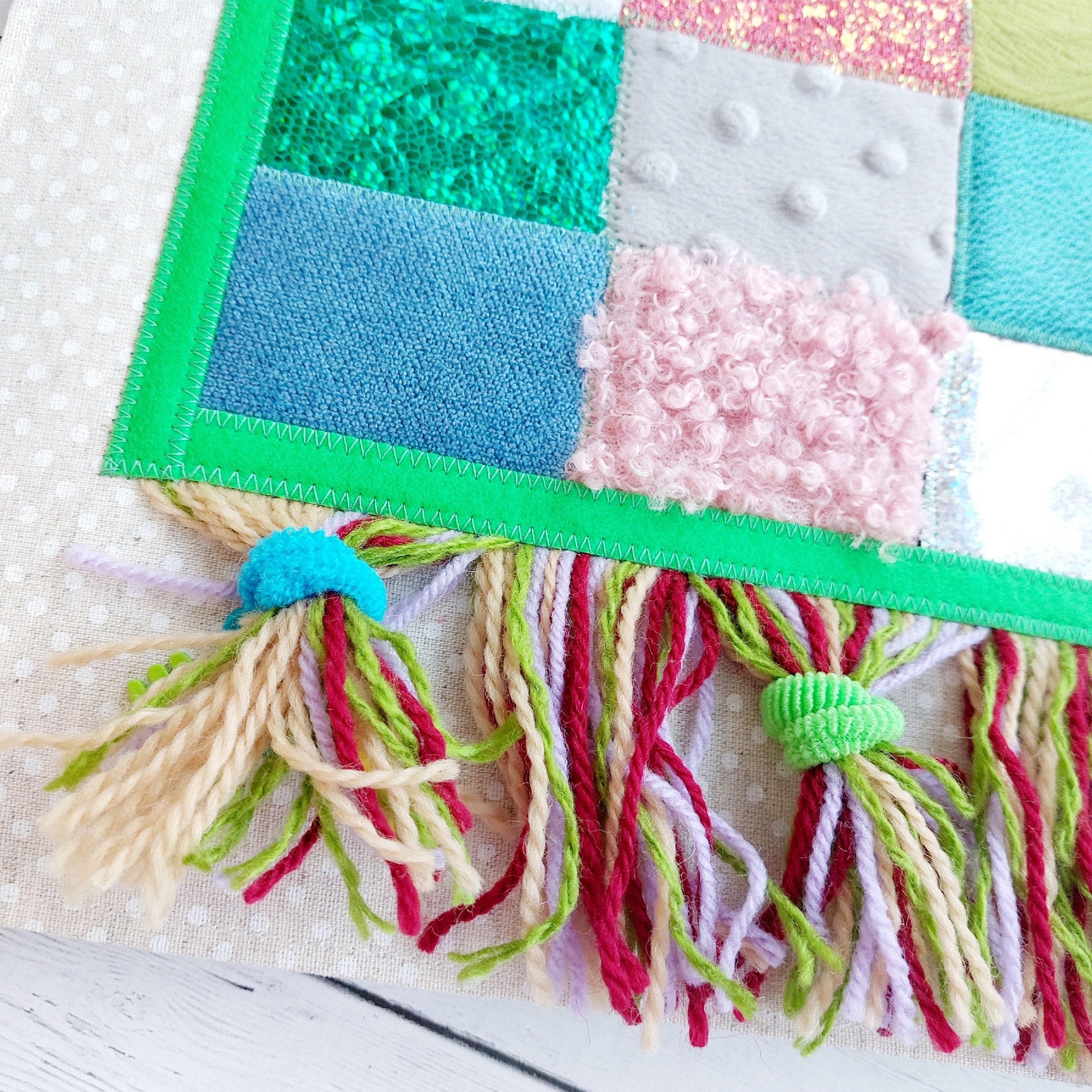 Sensory Busy Board Autism, Fidget Blanket Mat Dementia, Lap Blanket ...