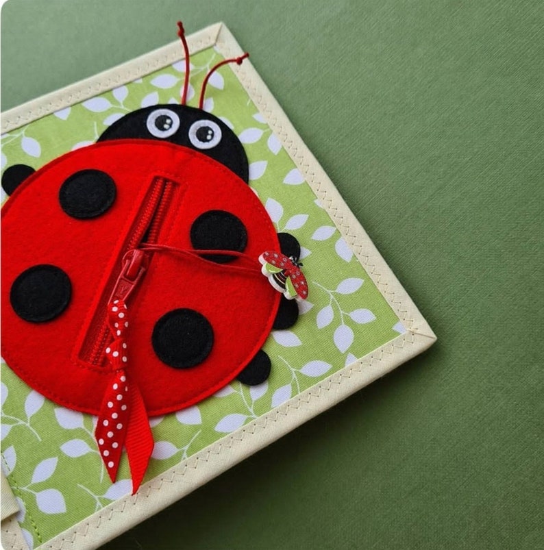 Quiet Book Pattern PDF, Ladybug and Her Baby Page Pattern PDF ...