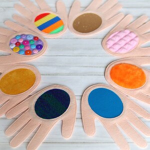 Set Tactile Touch Cards, Felt Toys for Small Children and People With ...