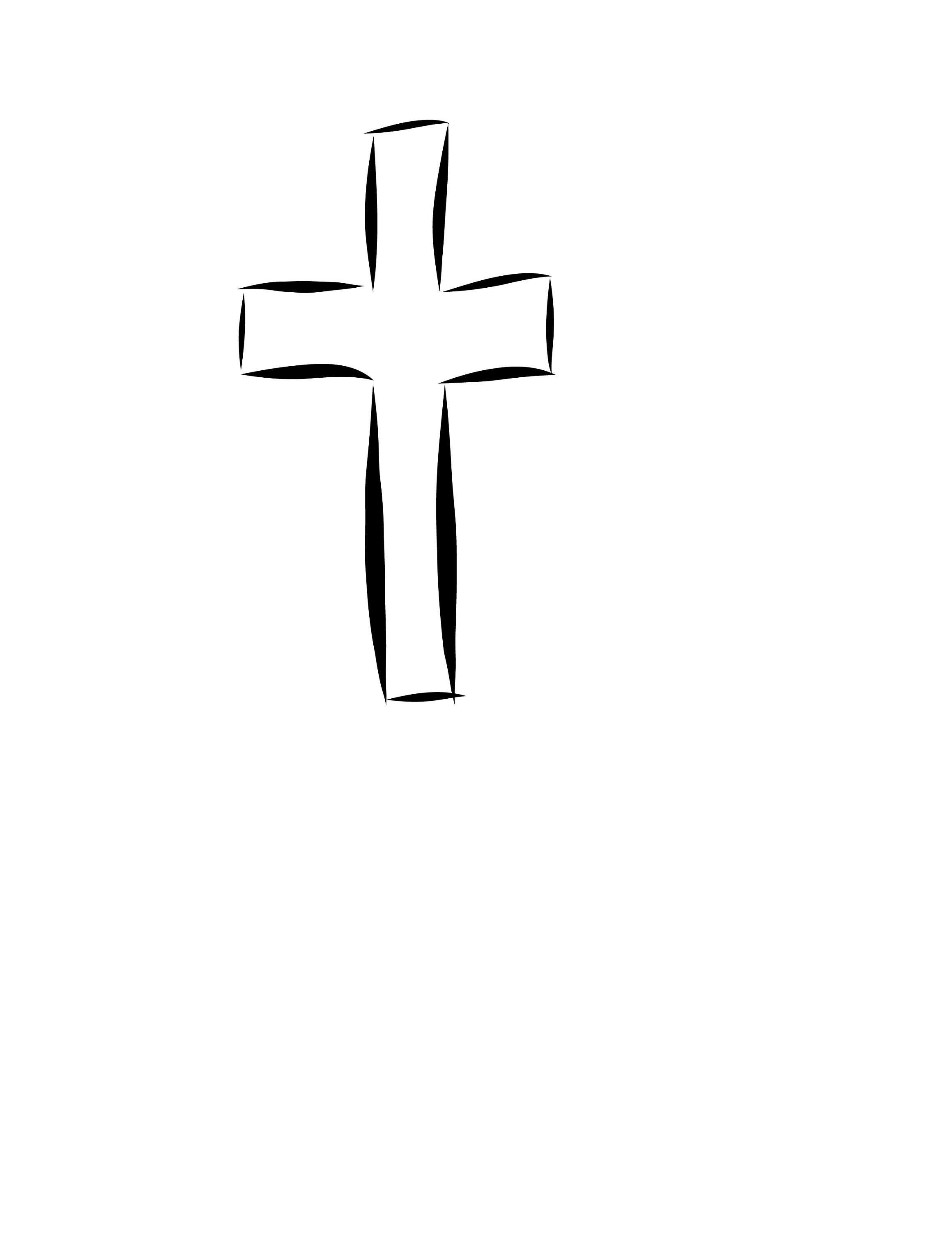 Hand Drawn Cross, Hand Lettered Cross, Cross SVG, Cross PNG, Download ...