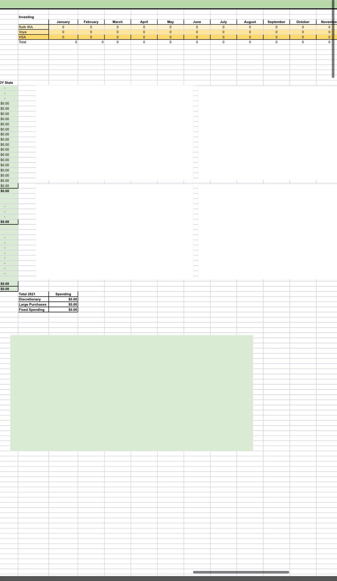 Detailed Budgeting Tool - Expense Spreadsheet - Etsy