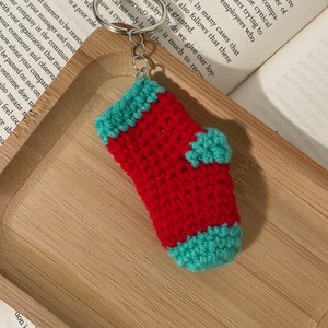 Handmade Crochet Christmas Theme Keychain/christmas Gift for Everyone ...