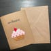 Handmade Crochet Greeting Card Handmade Birthday Card Gift Card Gift ...
