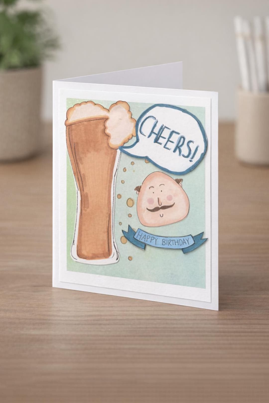 Beer Birthday Card - Etsy