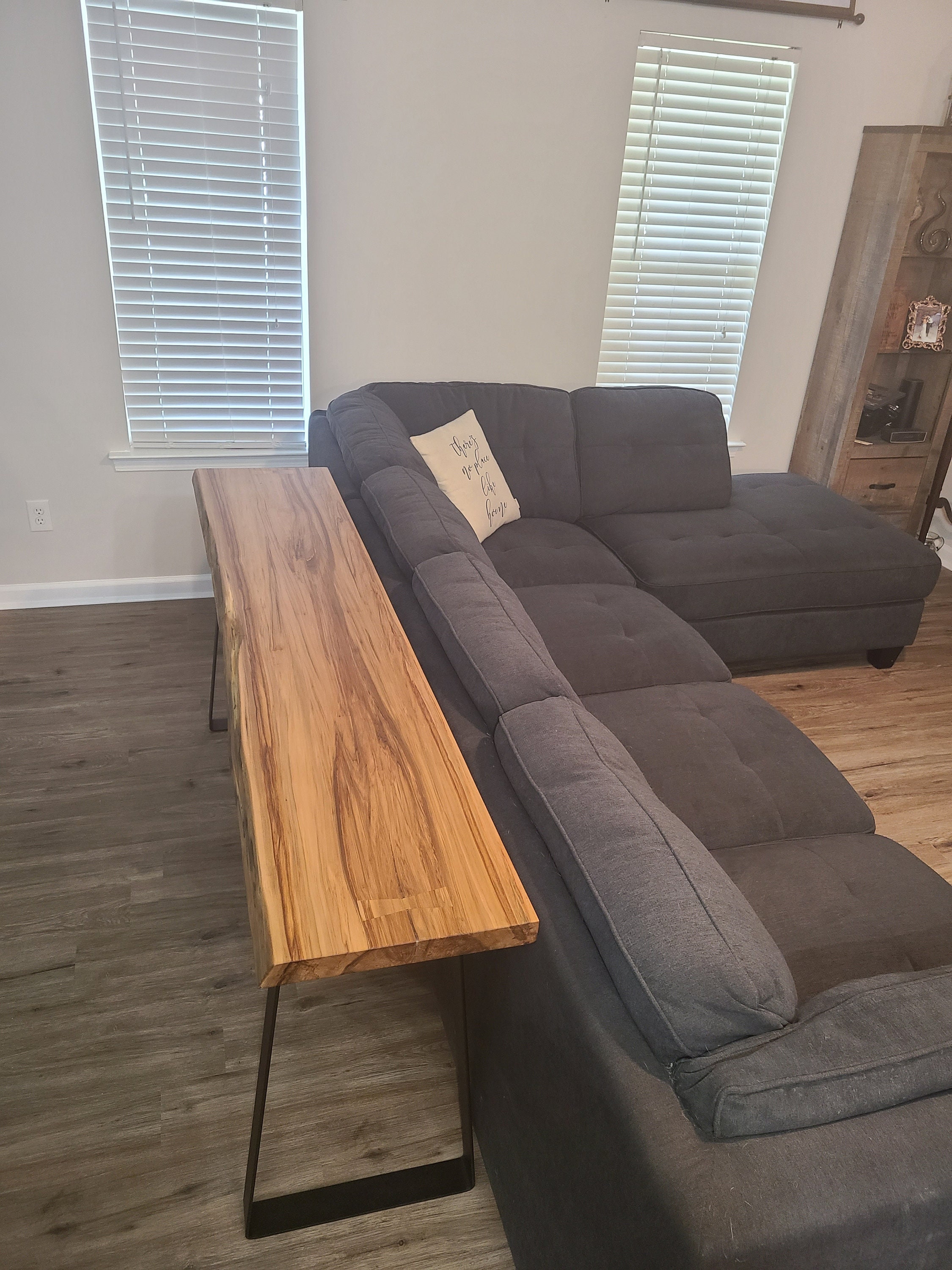Live Edge Sofa Table Entry Table Bar Table Console Table - Etsy