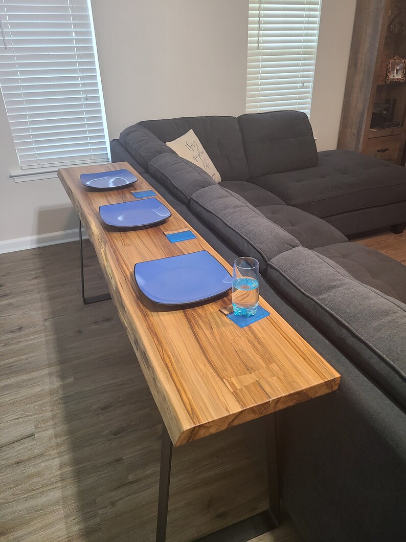 Live Edge Sofa Table Entry Table Bar Table Console Table - Etsy