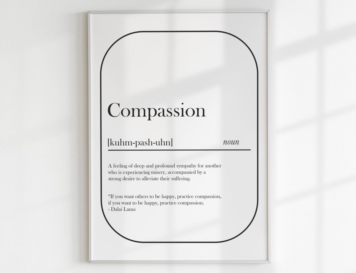 Compassion Definition, Digital Download - Etsy Canada