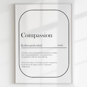 Compassion Definition Digital Download - Etsy Canada