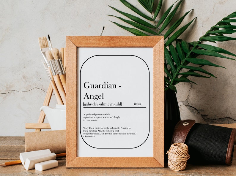Guardian-angel Definition, Digital Download - Etsy