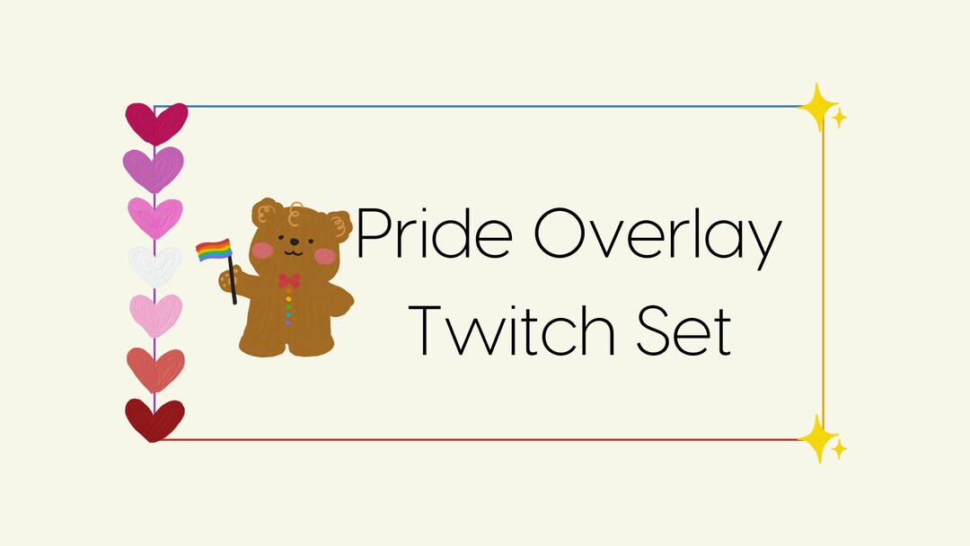 Pride Twitch Overlay - Etsy