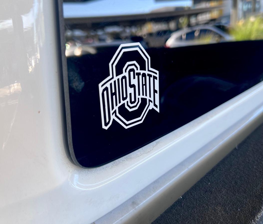 Custom College University Team LOGO Vinyl Decal Sticker Football ...