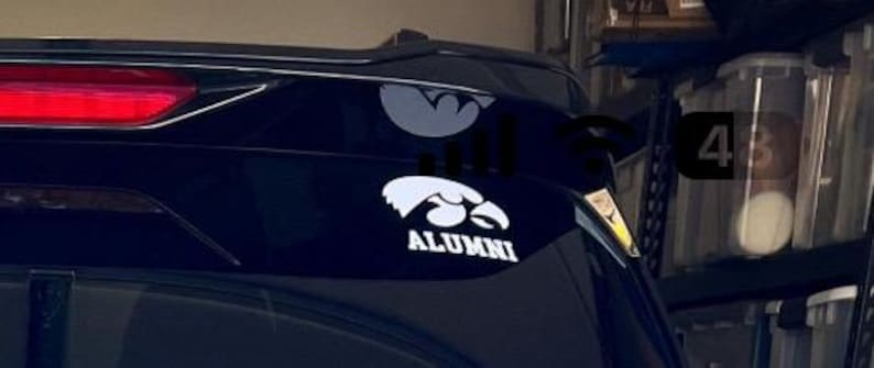 Custom Alumni School/team Logo Vinyl Decal Sticker Football, Basketball ...
